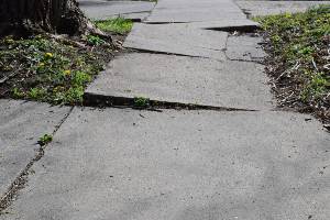 Liability for a Slip and Fall Caused by a Cracked Sidewalk