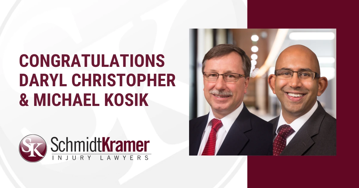 Daryl Christopher & Michael Kosik: 2025 Super Lawyers® | Schmidt Kramer